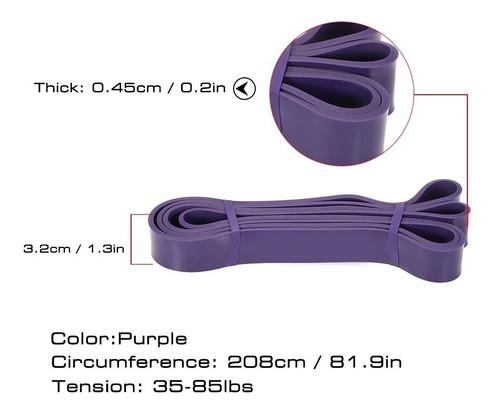 Banda de poder Morada | Academia Le Dance