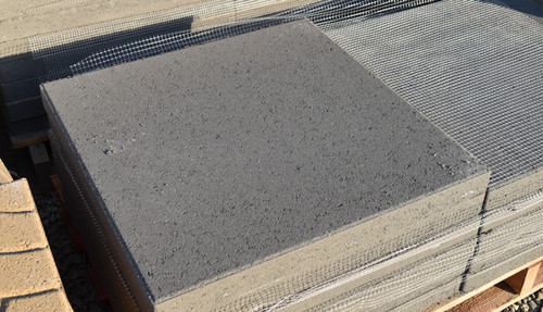 24" Sq. Smooth Charcoal | Canby Landscape