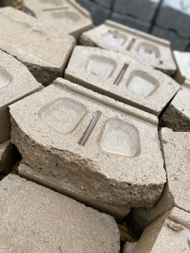 Cottage Stone Khaki 4x12x7.5 | Canby Landscape