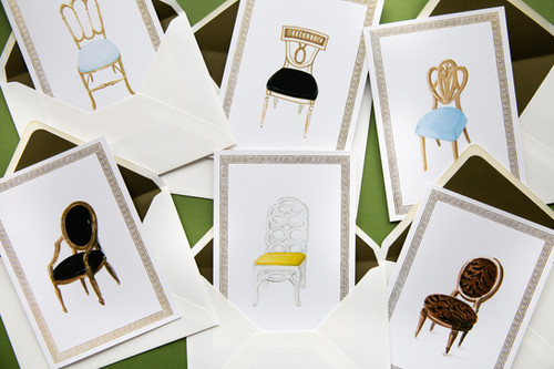 Chic Chairs - Illustrated Greetings Cards | Tiiu.com
