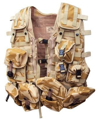 British Army Surplus Osprey Desert Load Bearing Combat Vest | wwasd