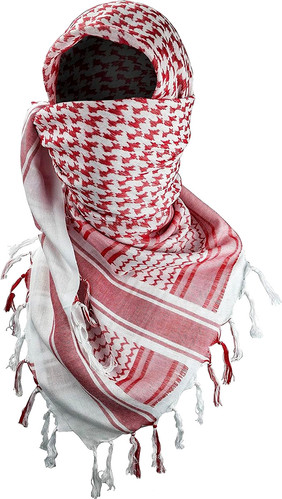 Red/White Shemagh-New | wwasd