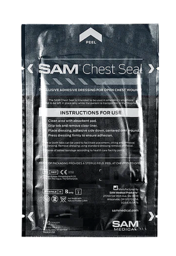 SAM Chest Seal Occlusive Adhesive Dressing | wwasd