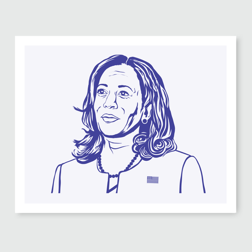 Kamala Harris Art Print | work