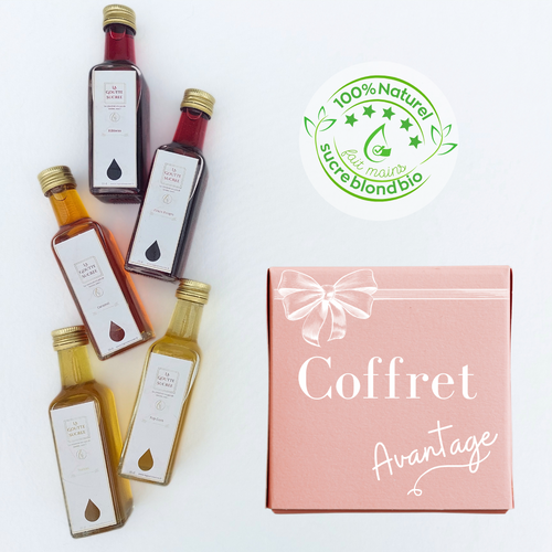 Coffret de sirops naturels artisanaux | Coffret Avantage | La Goutte Sucree