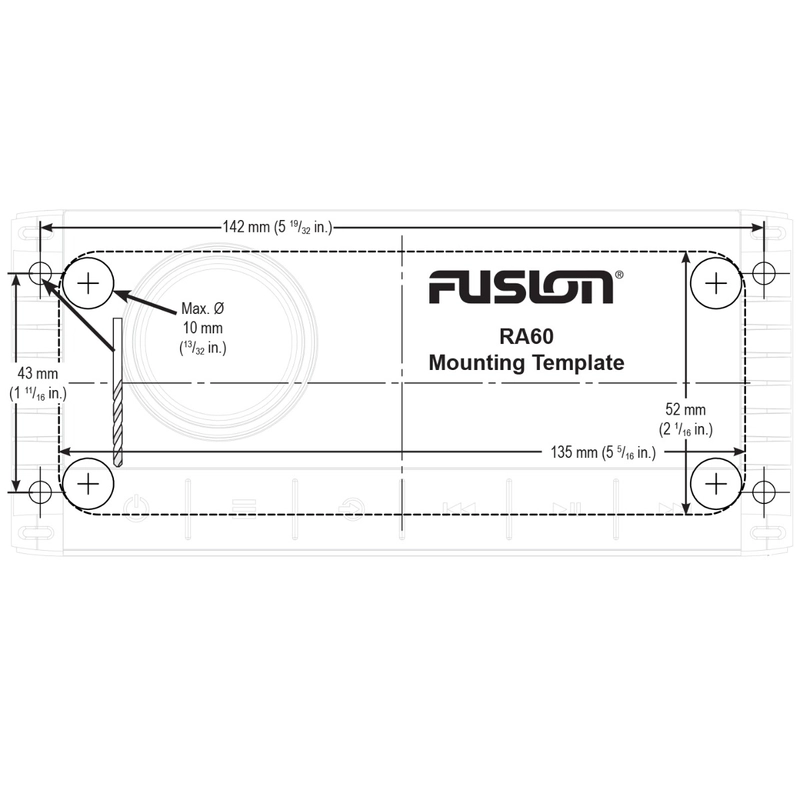 Fusion MS-RA60 marine stereo med DAB og Bluetooth | Seilbåtsenteret.no