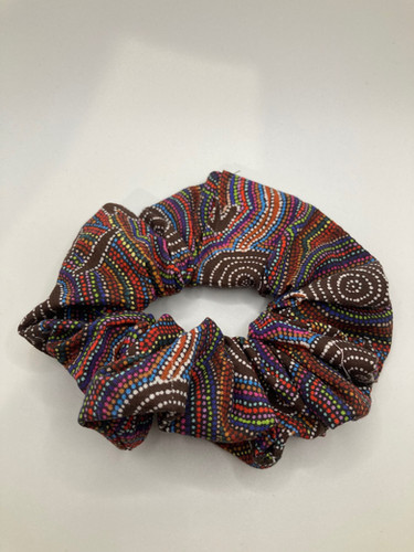Aboriginal Scrunchies Emu Dreaming 🖤 | KaToBi