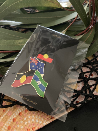 Aboriginal , Australian and Torres Strait Islander Flag pin | KaToBi
