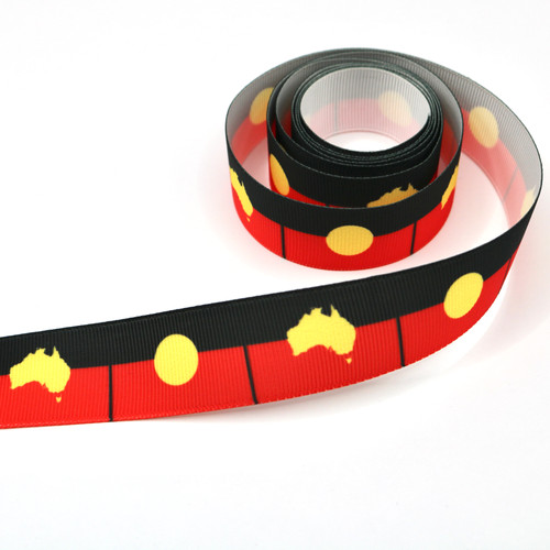 Aboriginal Ribbon by the meter 25mm ♥️ | KaToBi