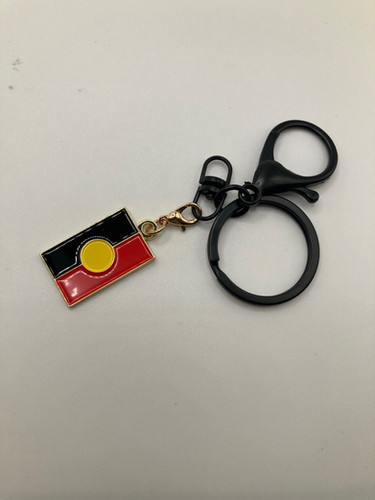 Aboriginal Flag Keyring / Bag Tag | KaToBi