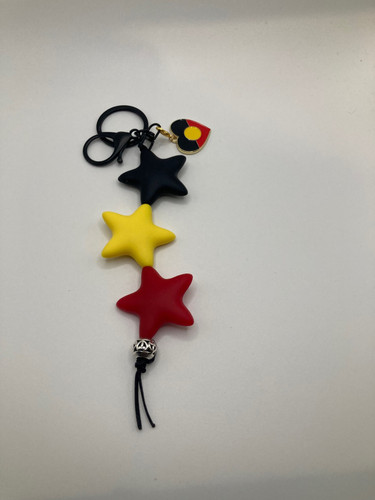 Aboriginal Keyring “ Stars “ | KaToBi