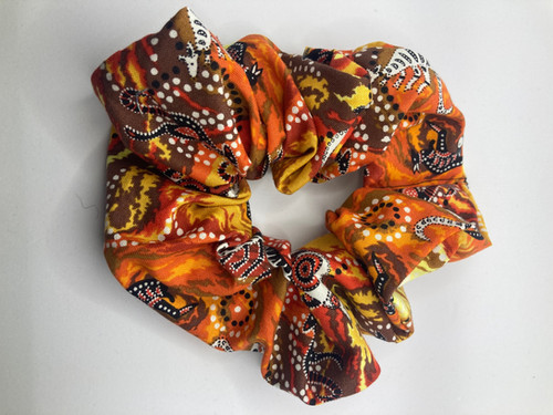Aboriginal Scrunchies Dilkara Kangaroo 🖤 | KaToBi