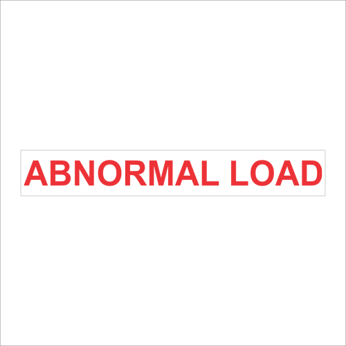 Abnormal load sign | Hazchem Placards
