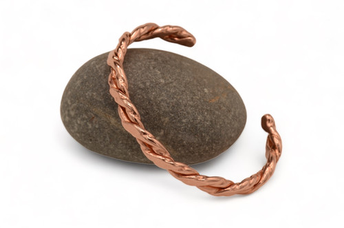 Spiral Infinity Copper Cuff | Cutter Metal Works