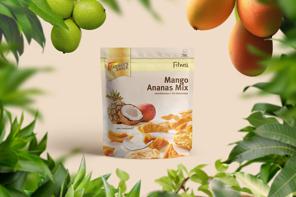 Viel mehr als ein Produkt: Mango Ananas Mix von Farmer’s Snack