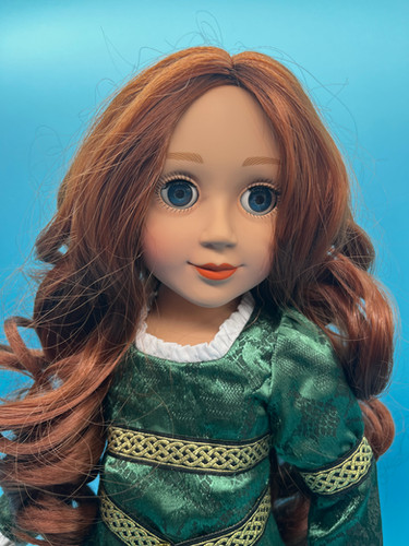 Rowena Irish Princess Carpatina 18" Slim Line doll | Burba Designs