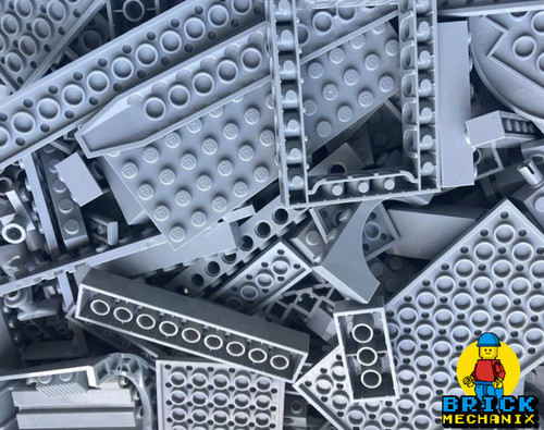 1 Lbs. - Gray Lego Random Pieces | Brick Mechanix