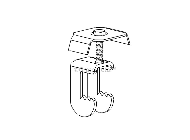 Deep Saddle clip | Grating Clips | Gratemetal