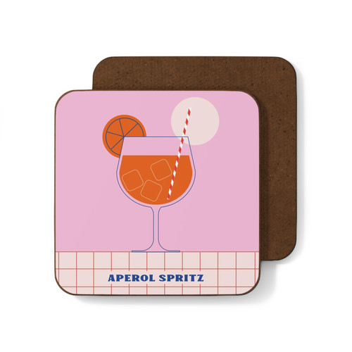 Aperol Spritz Cocktail Coaster | Betiobca