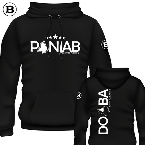 Panjab Eternal Roots Doaba Belt Hoodie | Brownboyculture