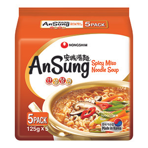 Nongshim Ansung Tang Myun Multi Pack 125g*5 | WeCart