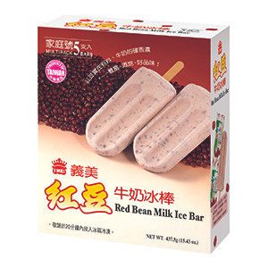 I Mei Frozen Ice Bar Red Bean 5pc 437.5g | WeCart