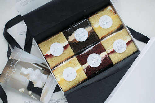 Wedding Cake Taster Box - October | Claire Lawrence Cake Design