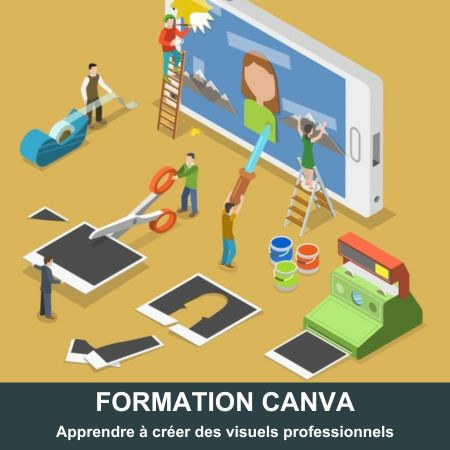 Formation CANVA créer des visuels professionnels | Brigitte Dijon OCM SYSTEME