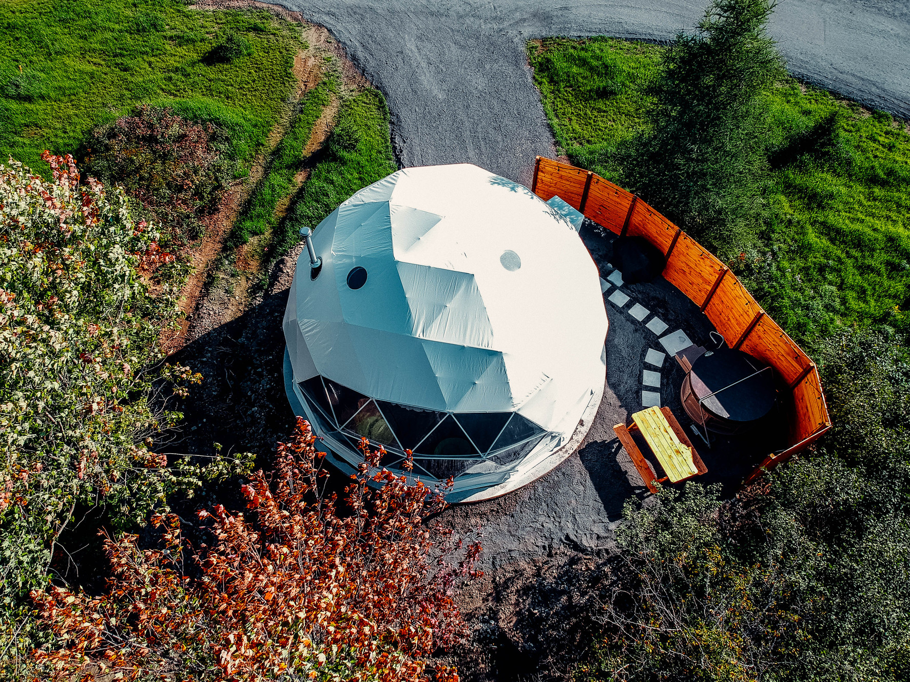 Romantic Glamping Domes & Nordic Spa | Creekside RNR · New Brunswick ...