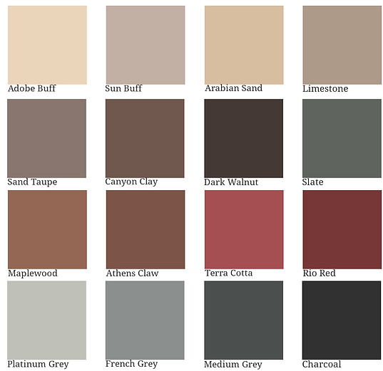 Color Charts & Tech | ConDecor