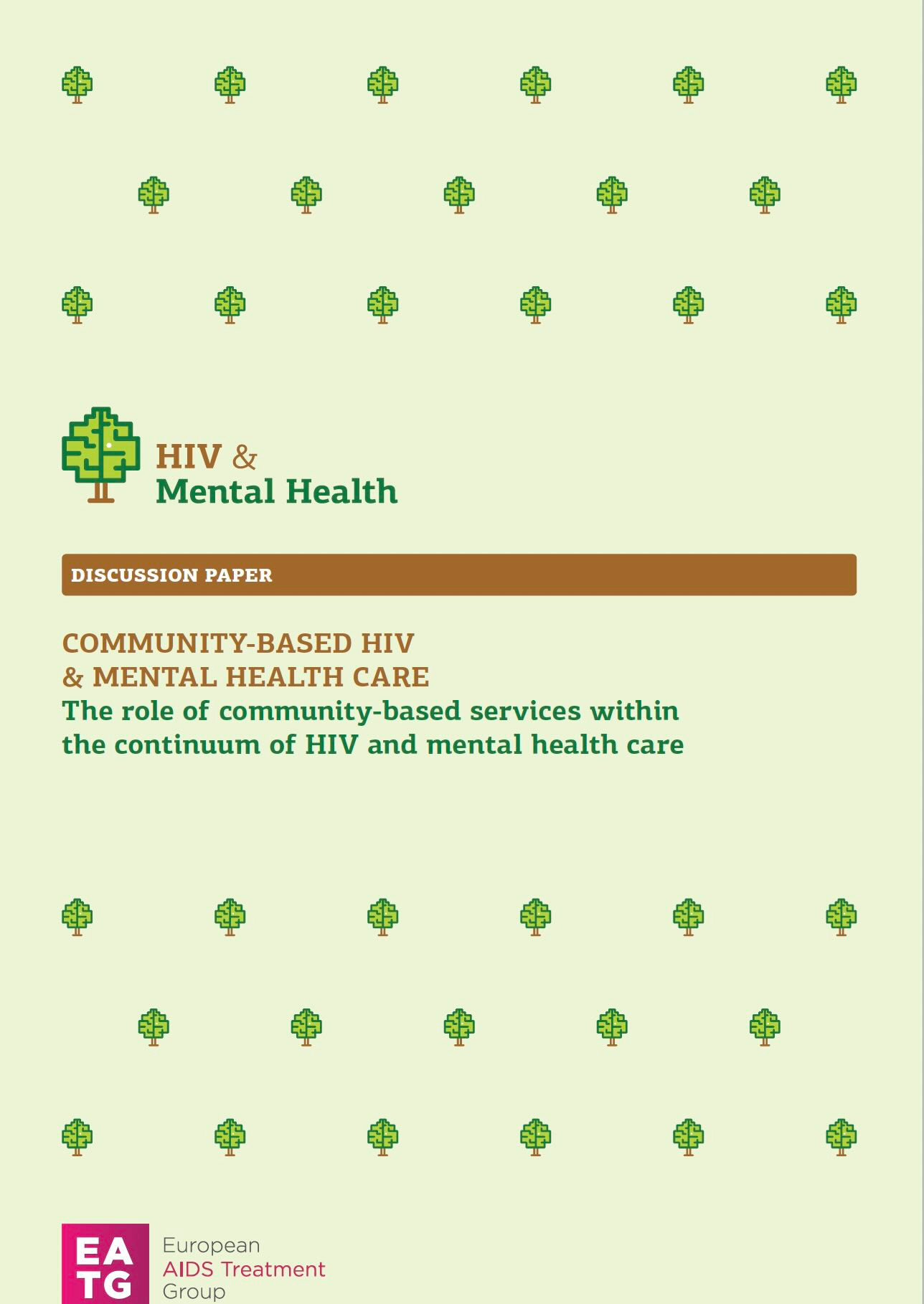 COMMUNITY-BASED HIV & MENTAL HEALTH CARE The role of community-based ...