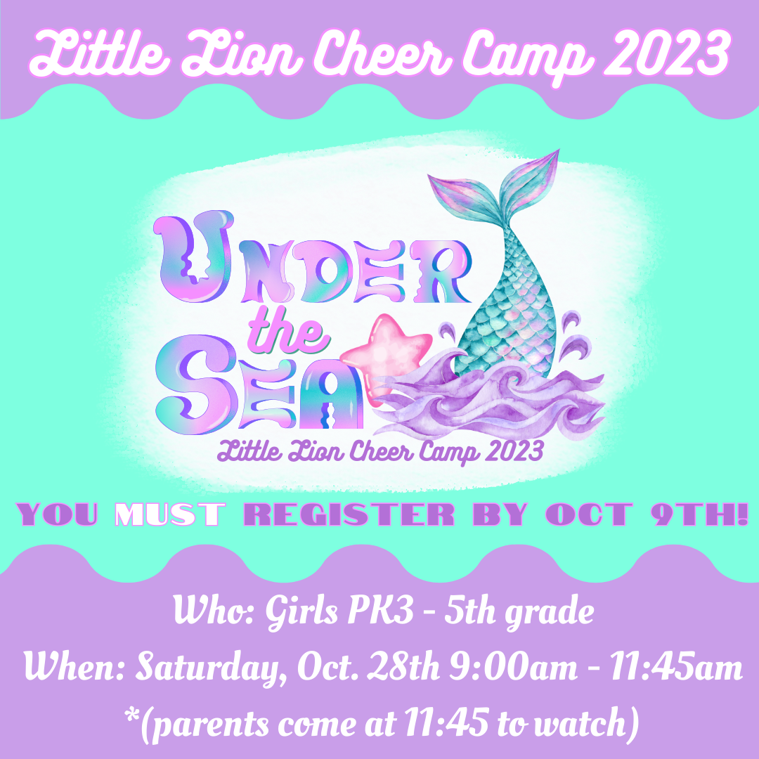 Little Lions Cheer Camp 2023 | CTCS Lions