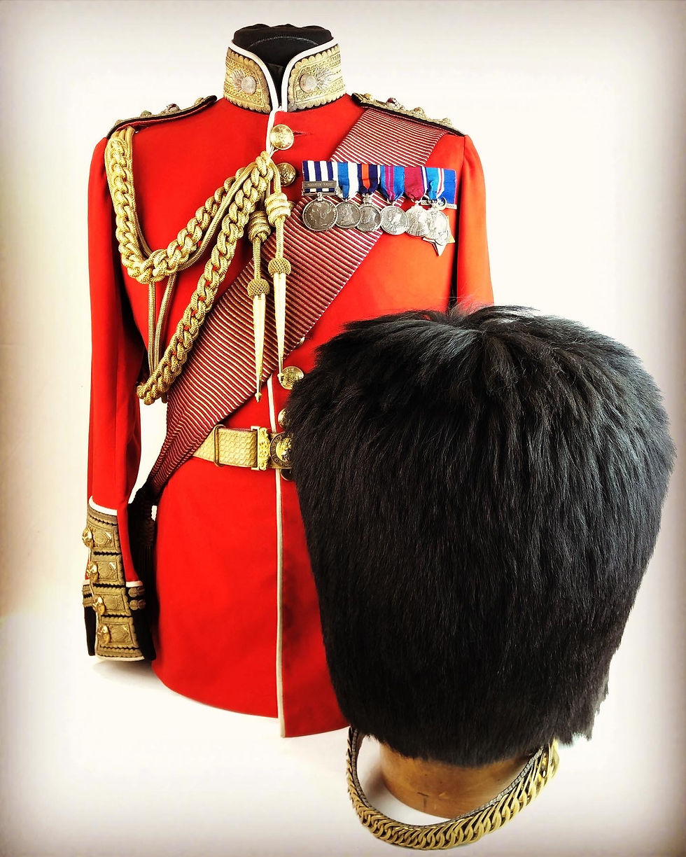 Victorian Grenadier Guards Officers Uniform - Colonel The Lord Cecil ...