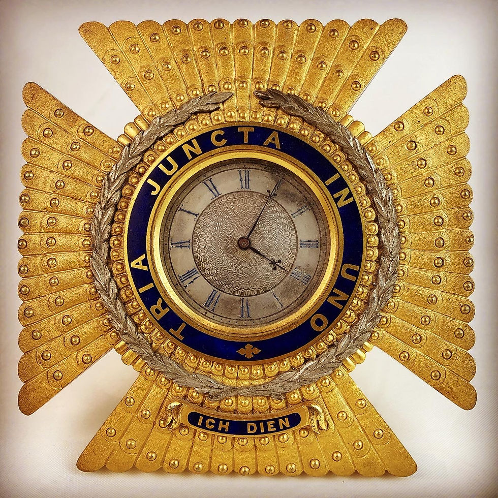 Knight Commander of the Bath - Unique Mantel Clock c1850 | Pembury's