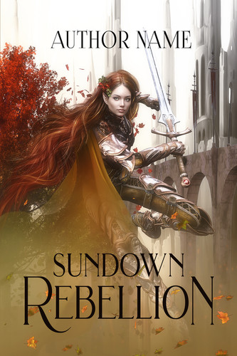 Sundown Rebellion, high fantasy premade book cover | Adriatica Creation ...
