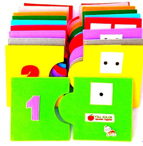 Tarjetas para aprender a contar | FillKolor