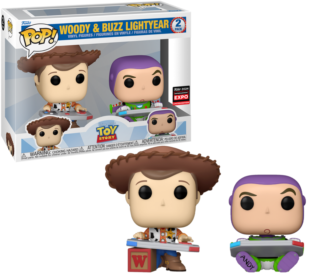 DISNEY TOY STORY 2 PACK : WOODY & BUZZ LIGHTYEAR | aPOPalypse