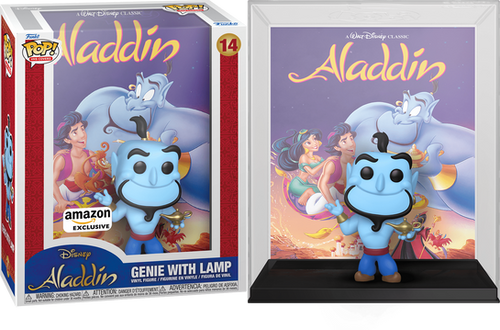 DISNEY VHS MOVIE COVER #0014 : ALADDIN (GENIE WITH LAMP) | aPOPalypse