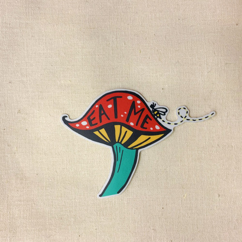 eat me sticker | bean