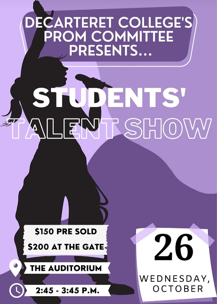 PROM COMMITTEE HOST THEIR FIRST TALENT SHOW