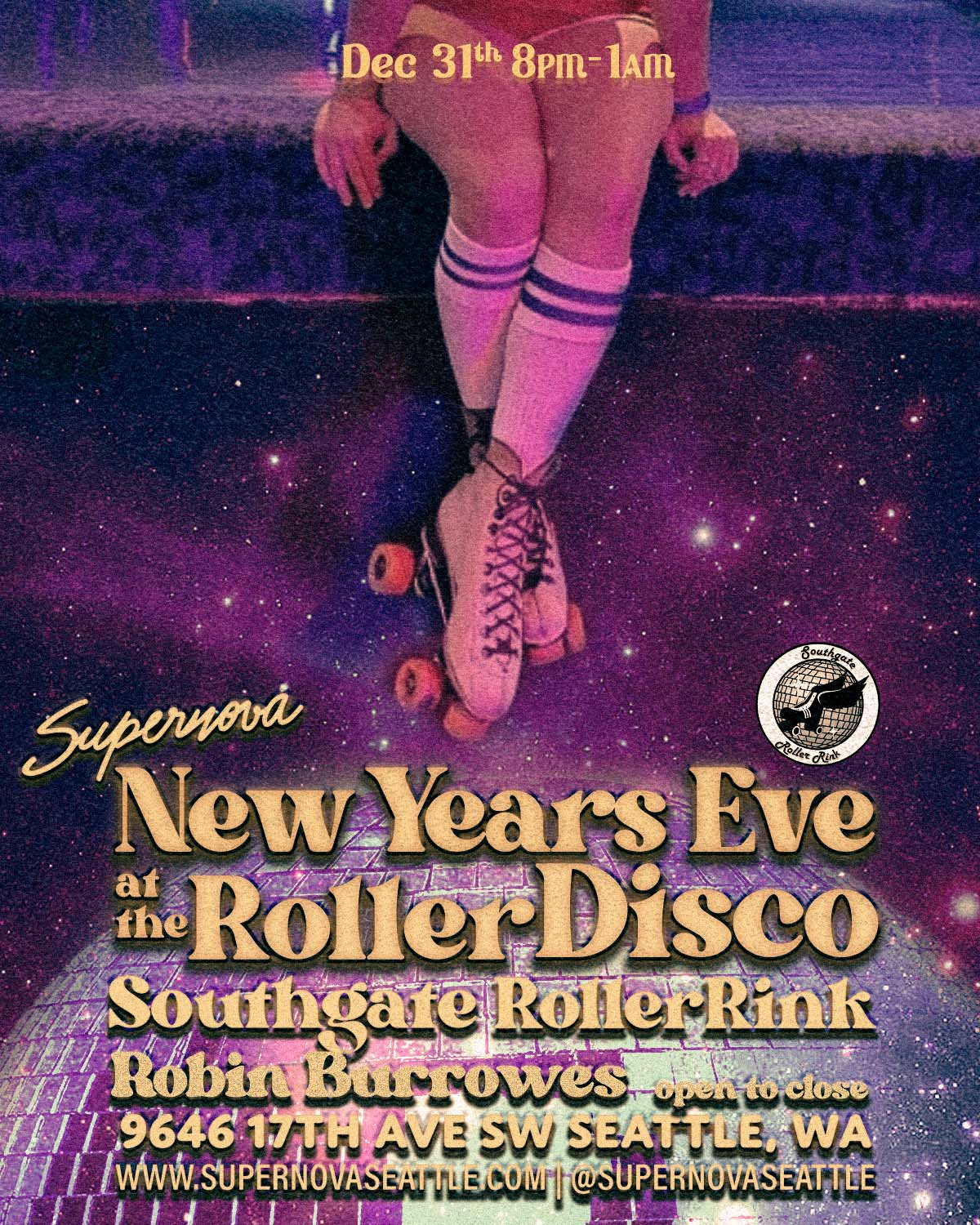 New Years Eve at The Roller Disco | Supernova