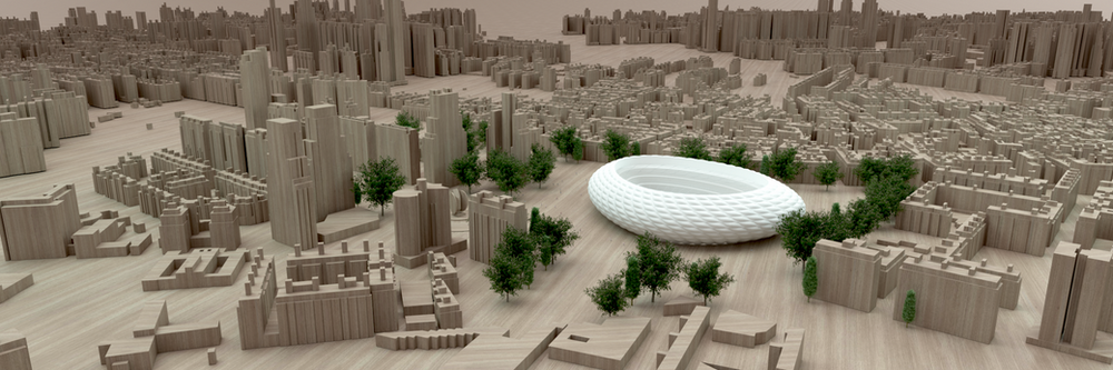 ETFE Pillow Glass Gridshell Envelope