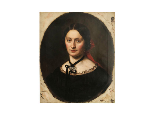 An Exceptional German Portrait, Oil On Canvas, Signed And Dated 1861 ...