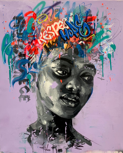 Zinsky- Original Love and Hope Signature Collection | artloungegalleries