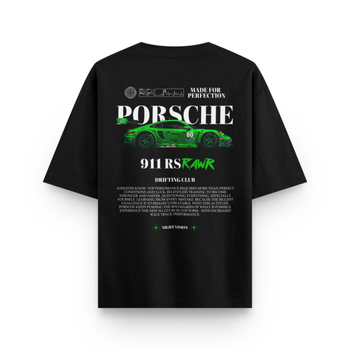 DRPPLY Oversized Porsche 911 RS RAWR T-shirt | The Jersey Hub