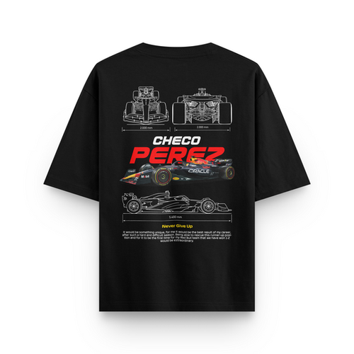 DRPPLY Oversized Checo Perez F1 T-shirt | The Jersey Hub