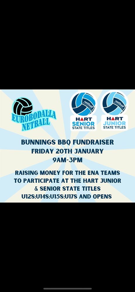 Representative netball fundraiser 20/1/23