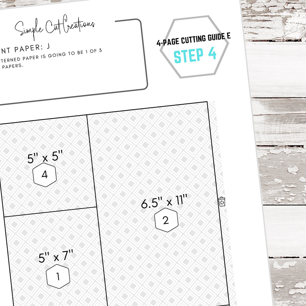 Cutting Guide E | Simple Cut Creations