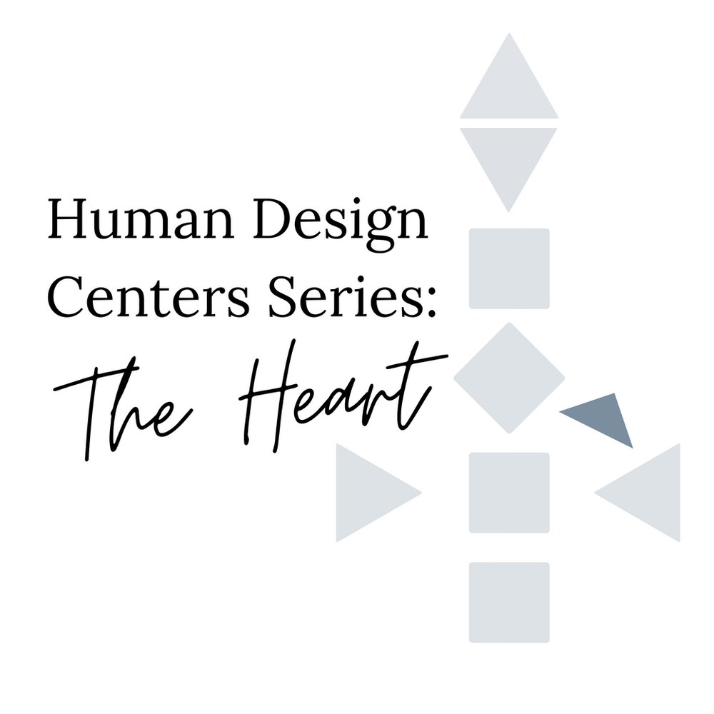 Human Design Centers: The Heart/Will