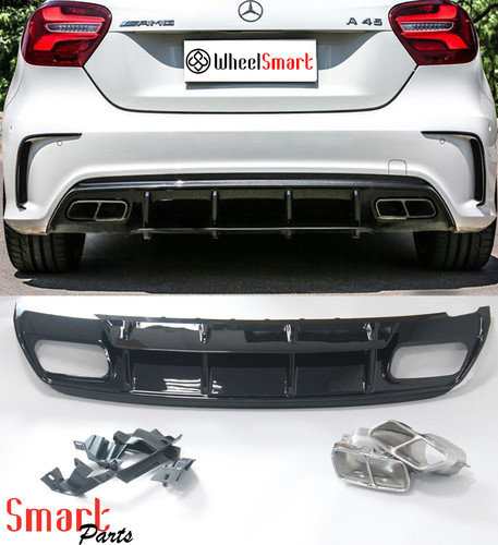 MERCEDES W176 A45 STYLE DIFFUSER KIT | Wheel Smart London